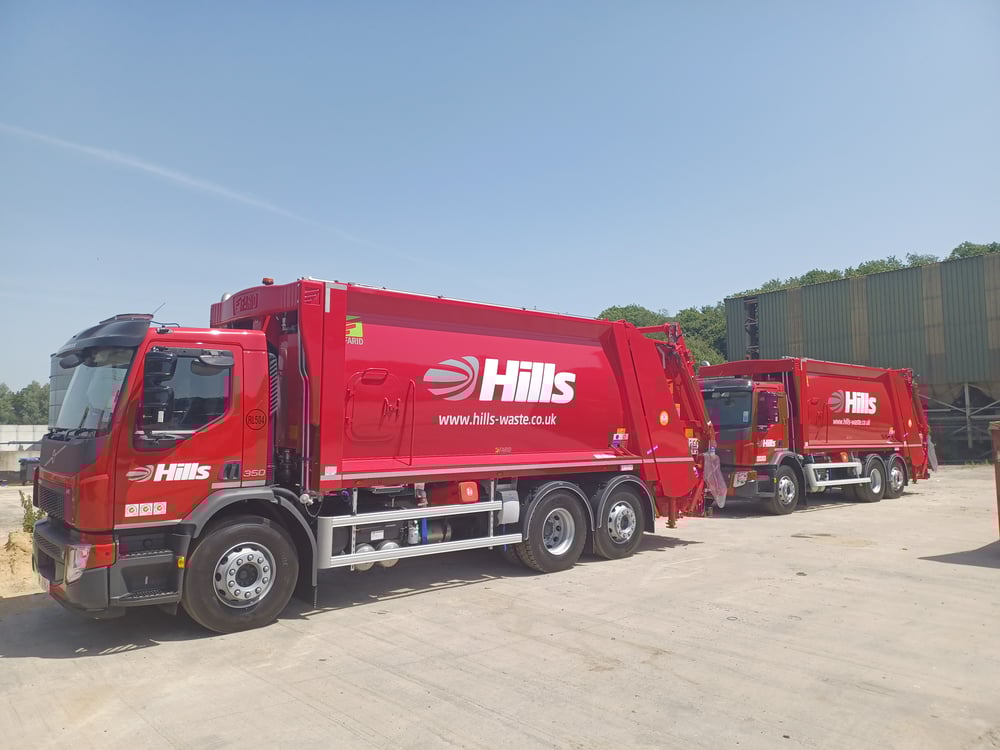 £750,000 investment in vehicle fleet | Hills Waste Solutions